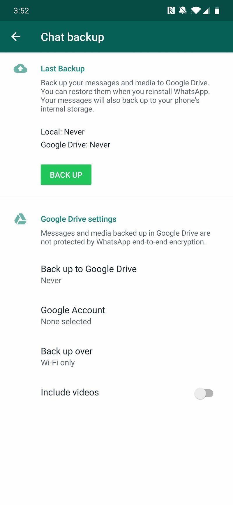 How to back up and restore your WhatsApp messages with Google Drive ...