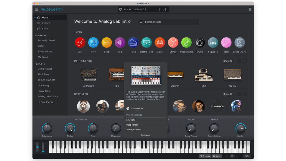 Free Arturia Analog Lab Intro plugin: 500 presets from 28 classic V ...