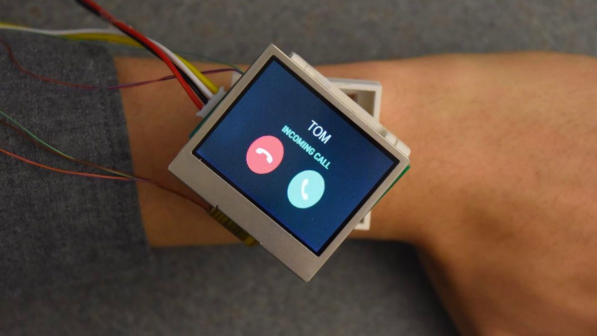 This smartwatch prototype will move on your wrist so you can never ...