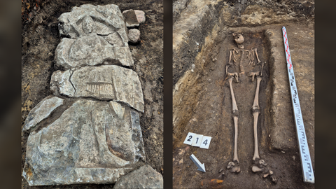 Medieval knight 'Lancelot' and his stunning stone tomb found under ice ...