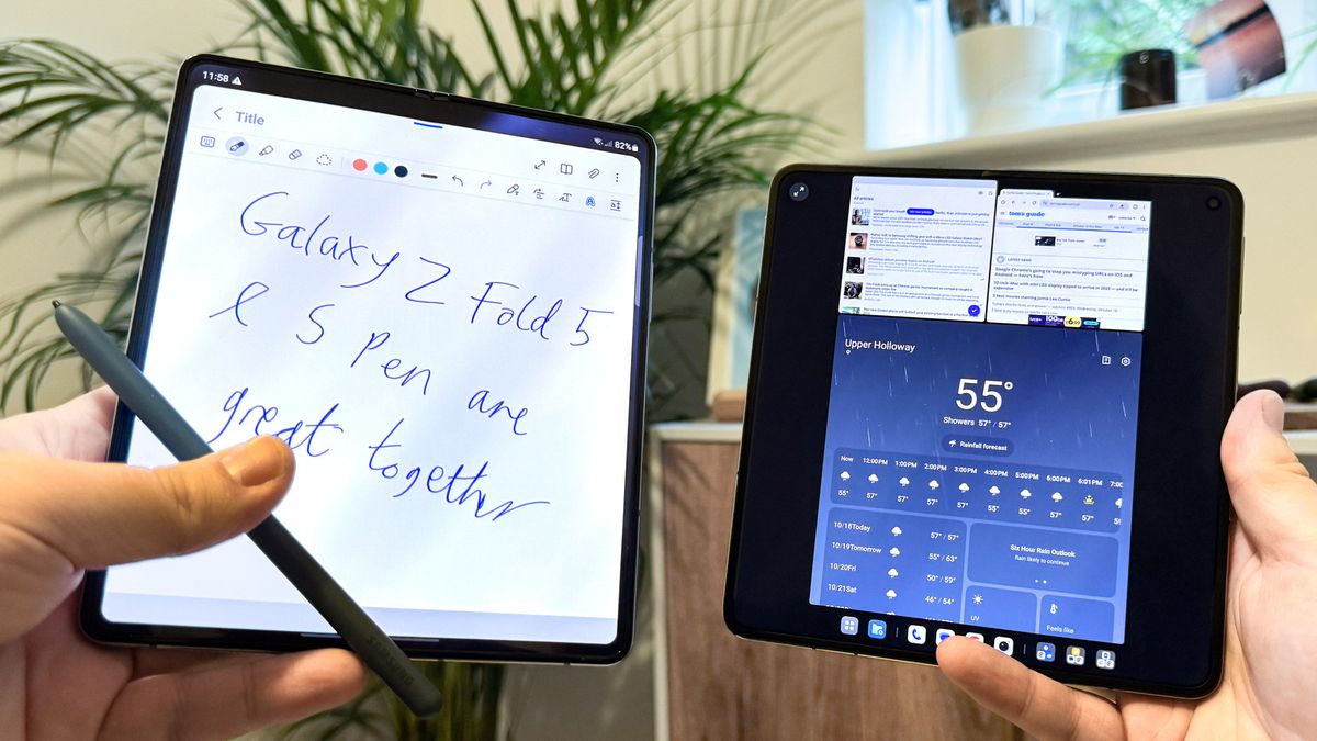 OnePlus Open vs. Samsung Galaxy Z Fold 5: Which foldable phone wins ...