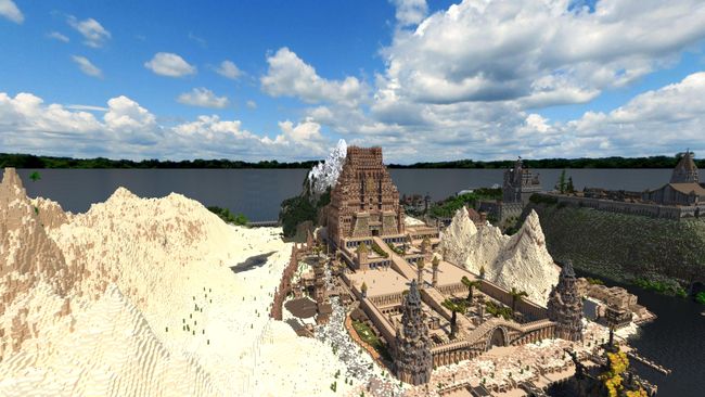 Over four years went into building this gorgeous Minecraft kingdom | PC ...