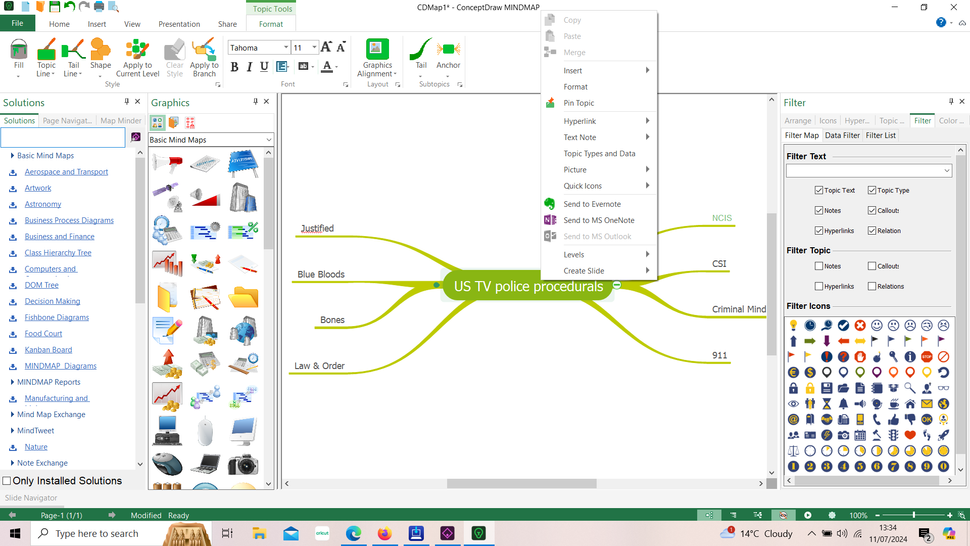 ConceptDraw MINDMAP review | TechRadar