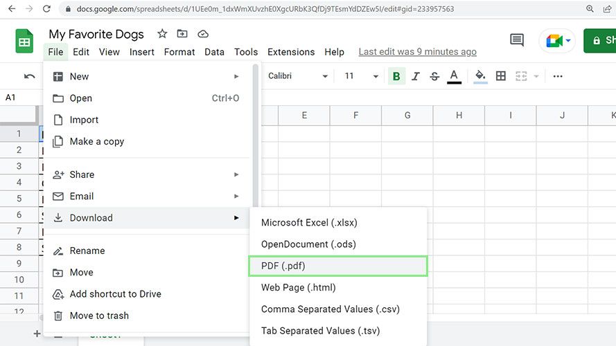 How to convert Google Sheets to a PDF | Laptop Mag