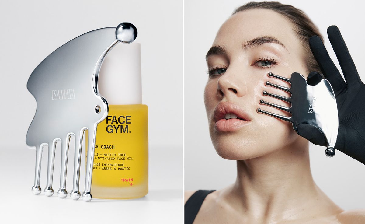 Isamaya Ffrench designs a unique gua sha tool with FaceGym | Wallpaper*