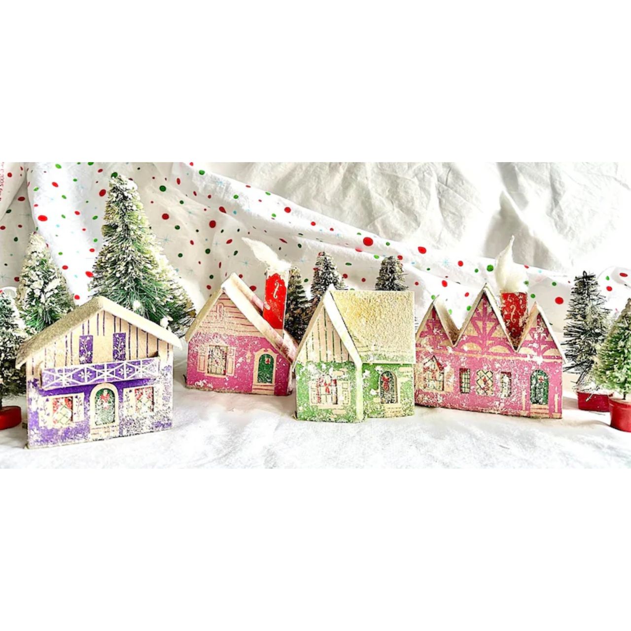 Why I think you need some putz houses to decorate with this Christmas ...