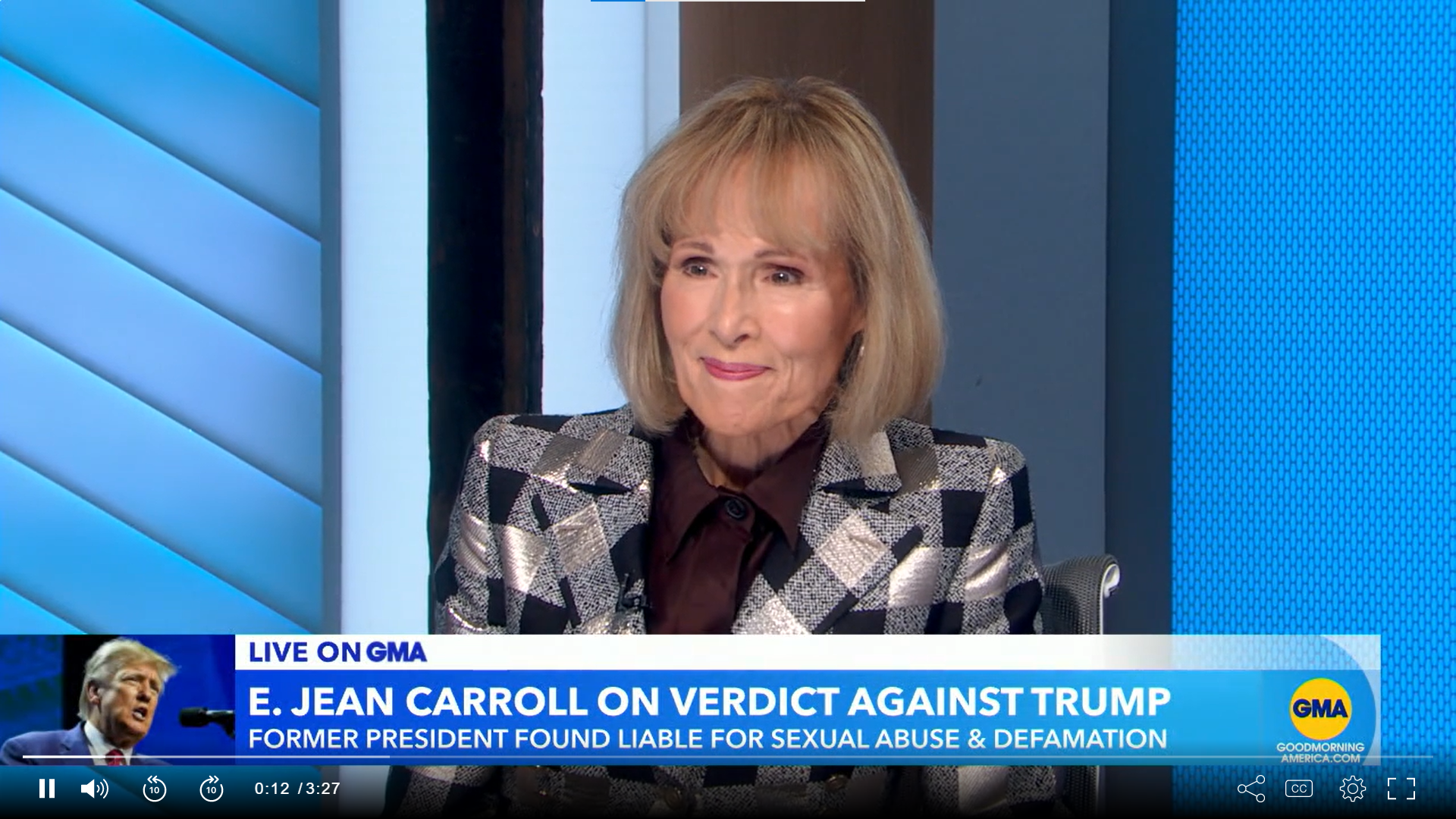 E. Jean Carroll feels 'fantastic' after Trump verdict: 'The happiest ...