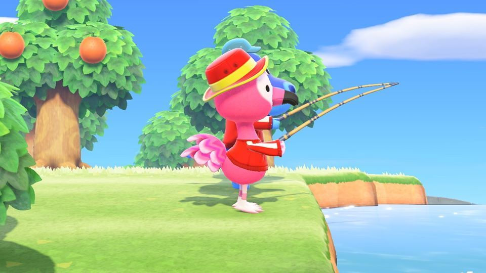 Animal Crossing villagers wear the cutest outfits during the Fishing ...