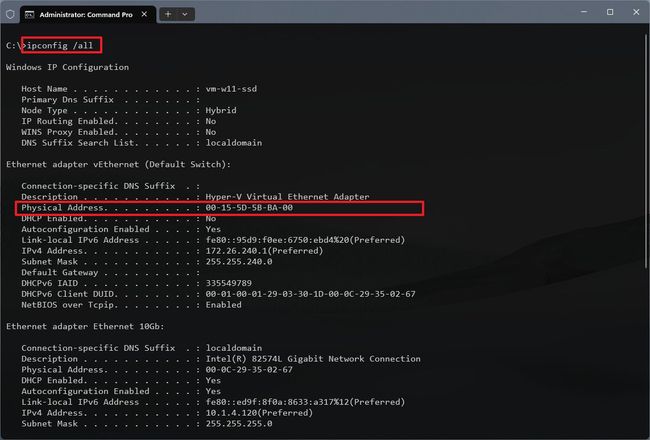 How to find MAC address on Windows 11 | Windows Central