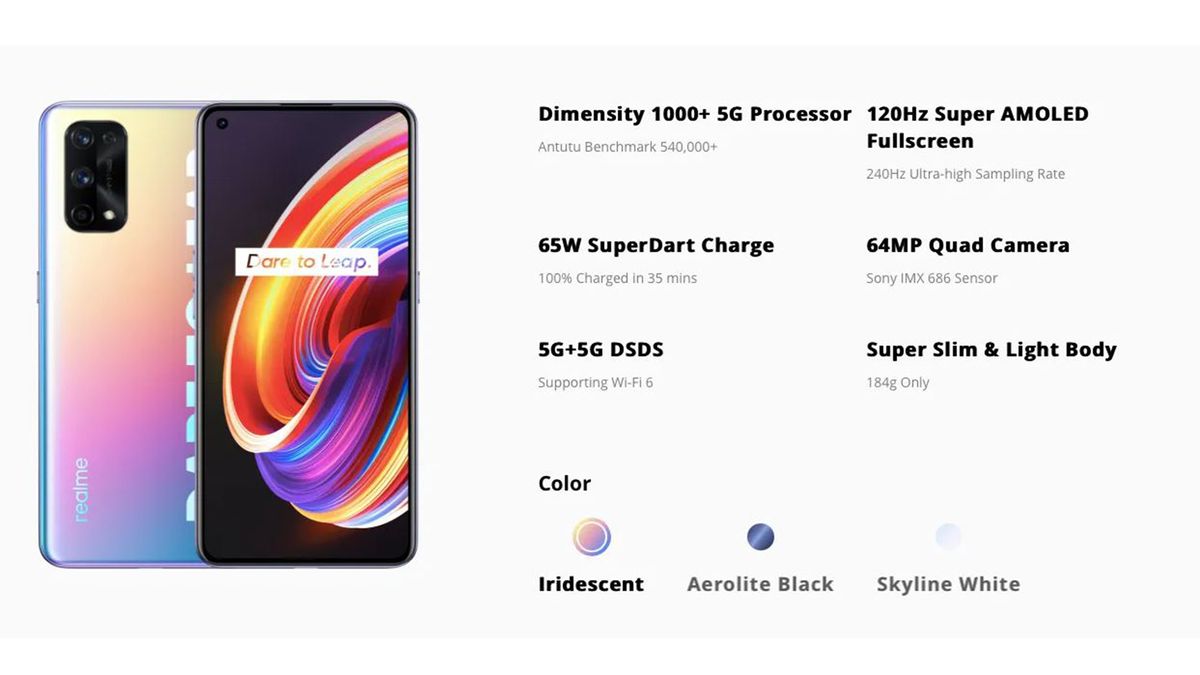 Realme X7 Pro full specs leak ahead of its launch | TechRadar