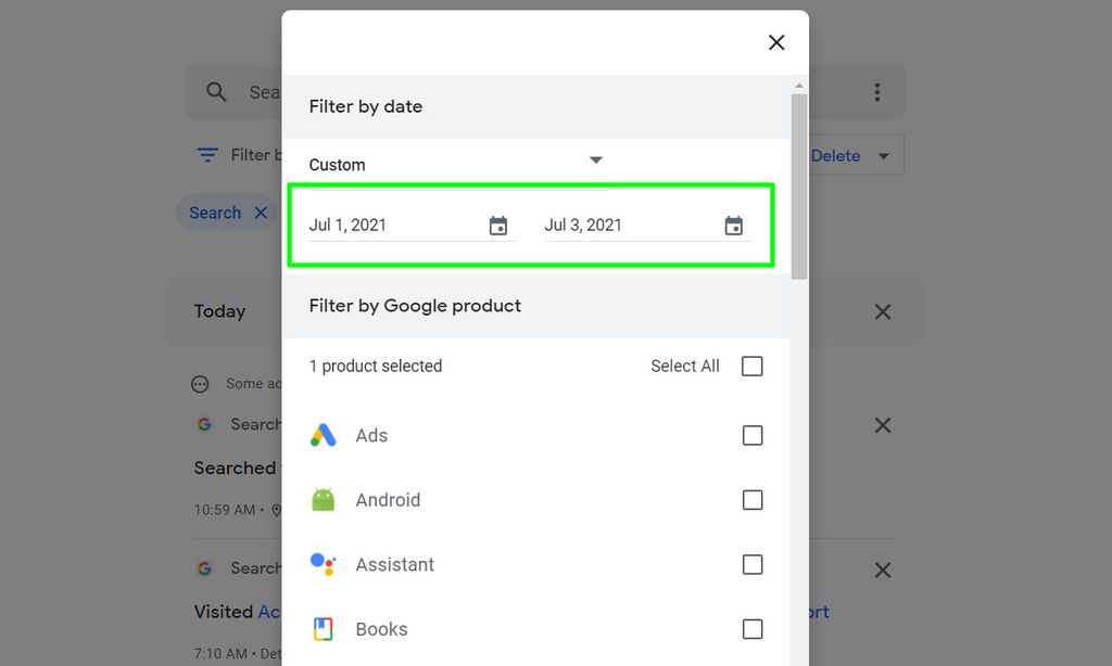 How to delete Google Search history | Tom's Guide