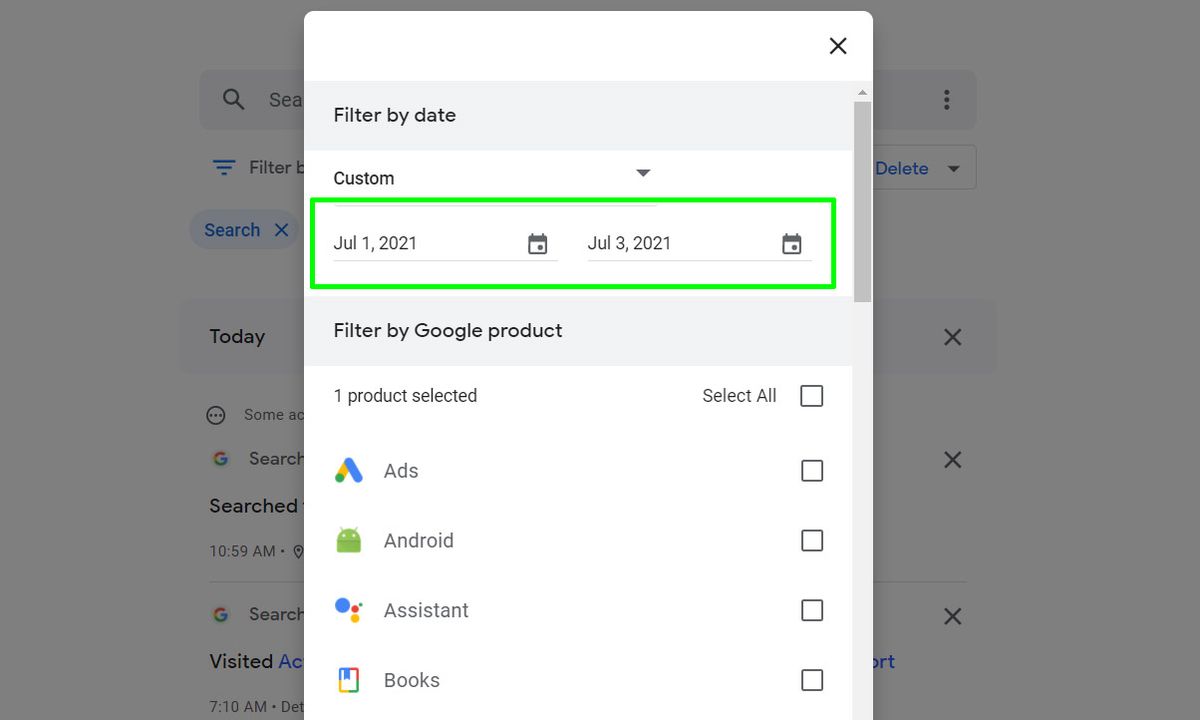 How to delete Google Search history | Tom's Guide
