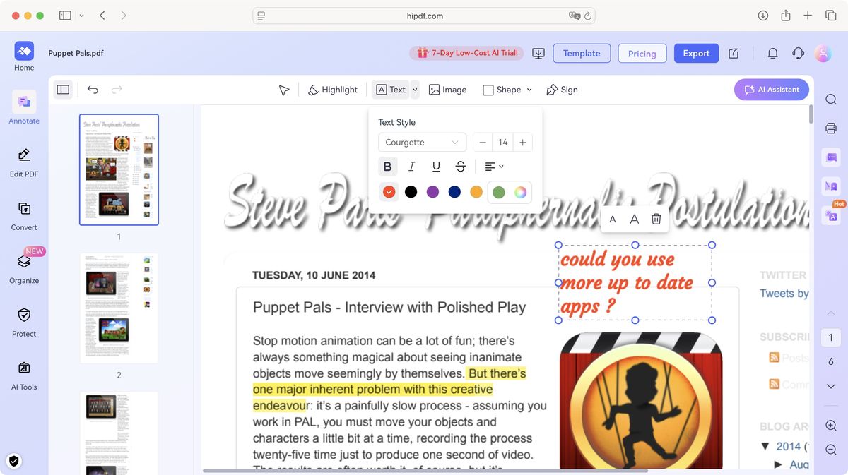 Wondershare HiPDF PDF editor (2025) review | TechRadar