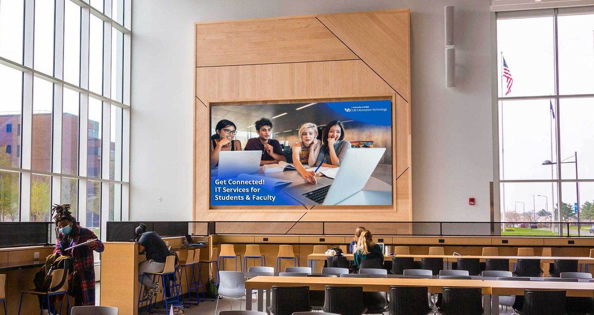 Massive Displays Create Dynamic Learning Environments at UB | AVNetwork