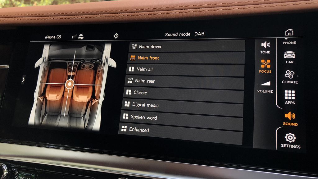 Naim for Bentley premium audio system (2020 Bentley Continental GT ...