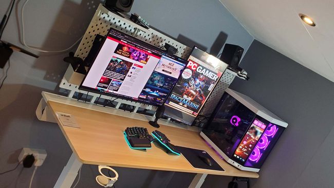 A year of PC gaming with a standing desk | PC Gamer