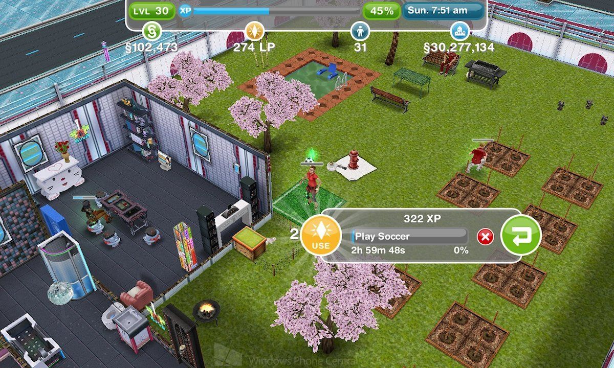 The Sims FreePlay for Windows Phone gets massive update, goes teenager ...