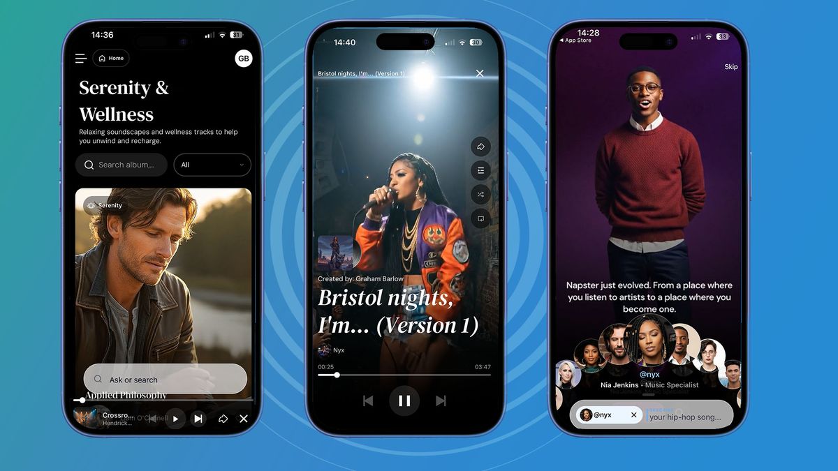 Napster è tornato: la nuova app basata sull'IA ti invita a creare ...