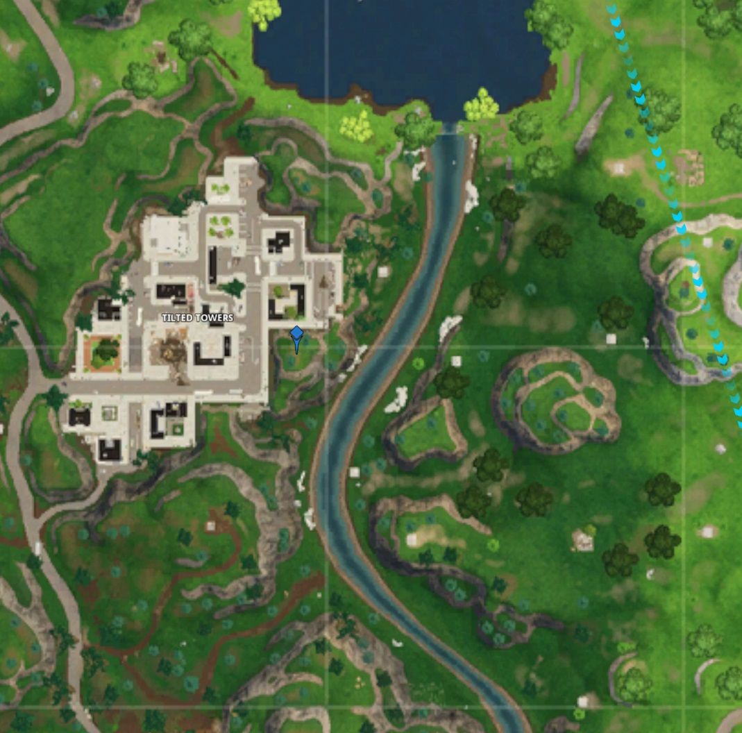 Fortnite: Pleasant Park treasure map location | PC Gamer