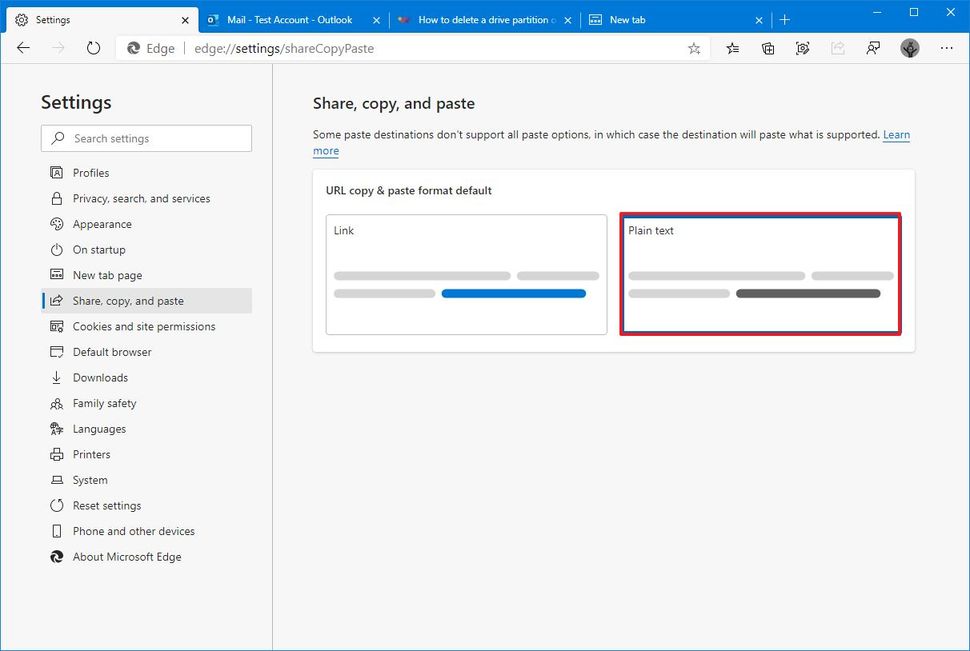 How to manage URL pasting behavior on Microsoft Edge | Windows Central