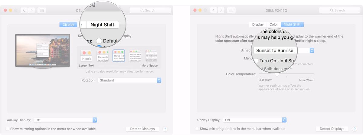 How to use Night Shift on your Mac | iMore