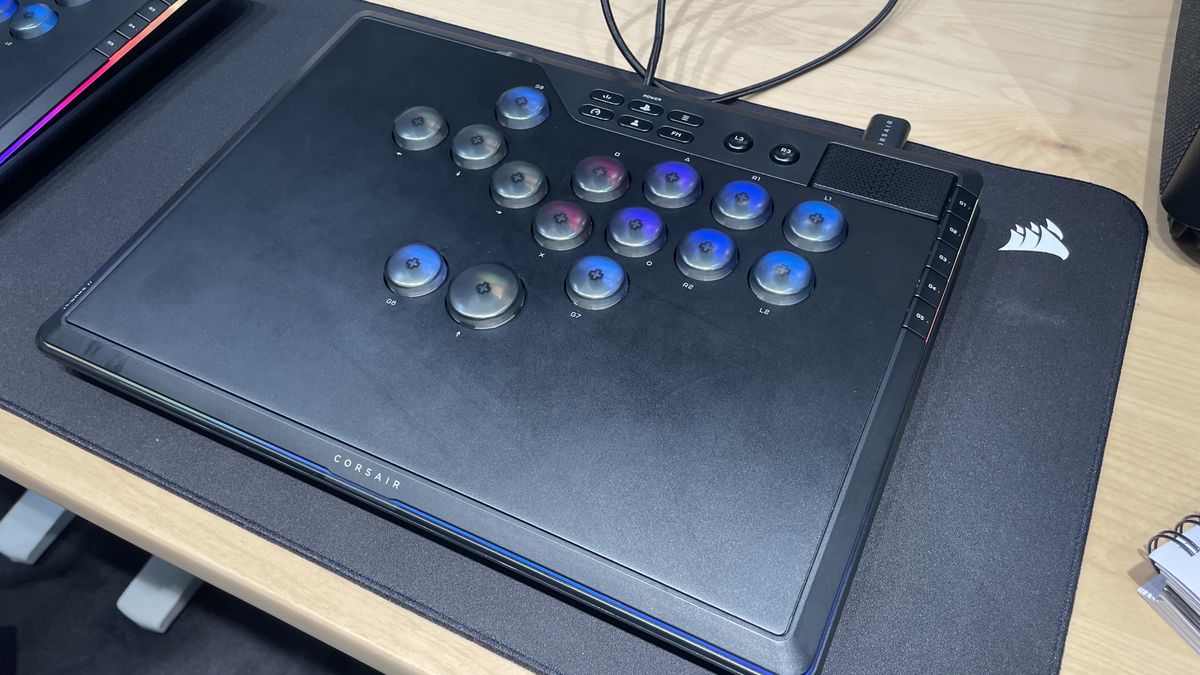 Corsair announces a Hall effect stick-less fight controller with rapid ...