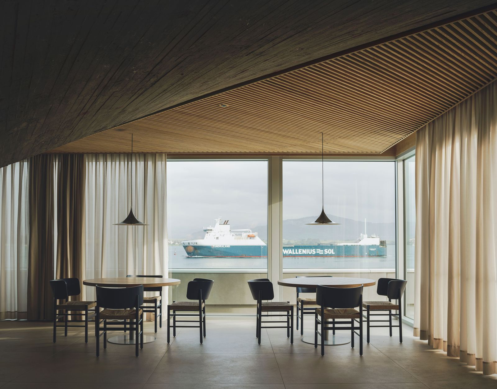 Brutalist restaurant opens at The Cantabrian Maritime Museum | Wallpaper*