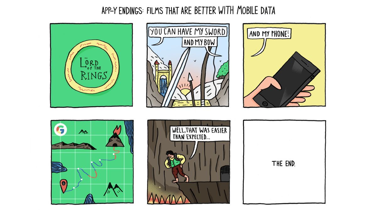Comics reveal how smartphones would change classic films | Creative Bloq