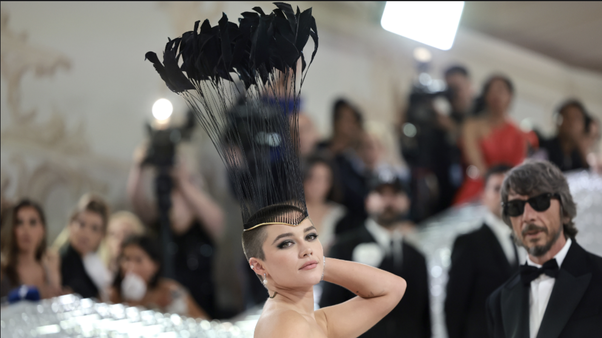Florence Pugh Completely Shaved Her Head for the Met Gala | Marie Claire