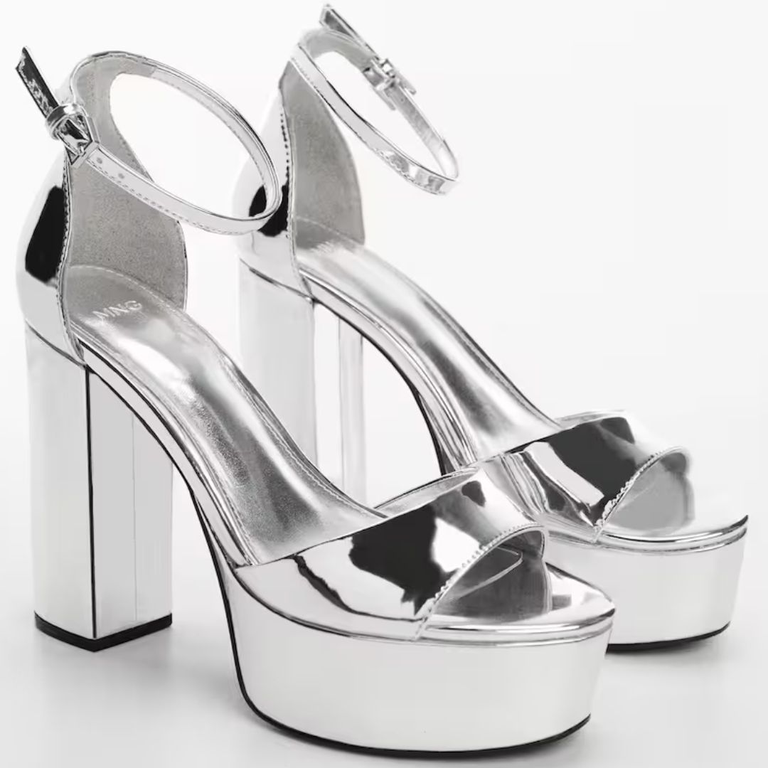 Florence Pugh's Sky-high Metallic Platforms Are The Moment | Marie ...