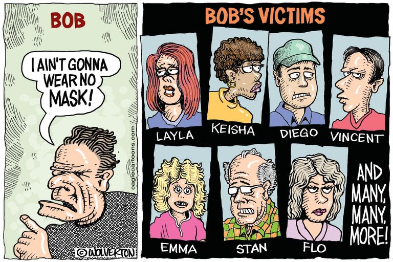 5 scathing cartoons about America's partisan mask fight | The Week