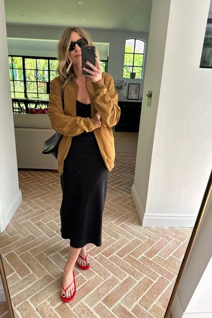 Fashion People Can't Resist the Red Sandal Trend This Summer | Who What ...