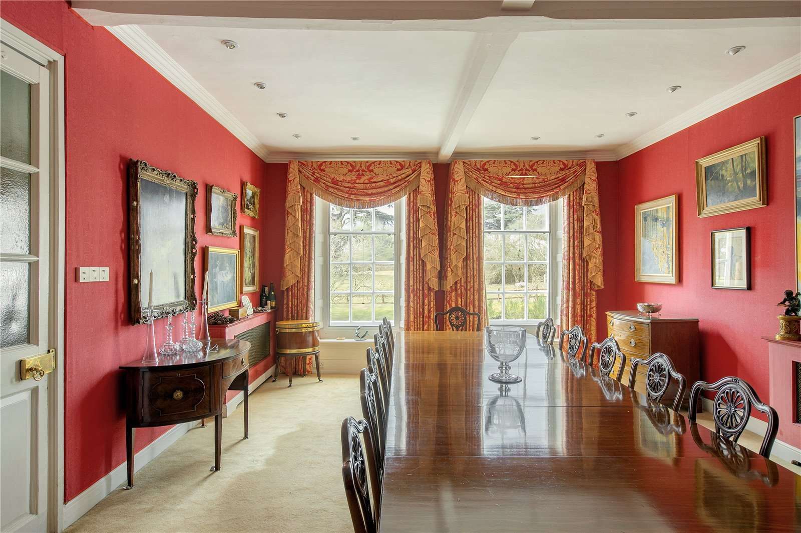A gorgeous country home with grace, space and an original medieval moat ...