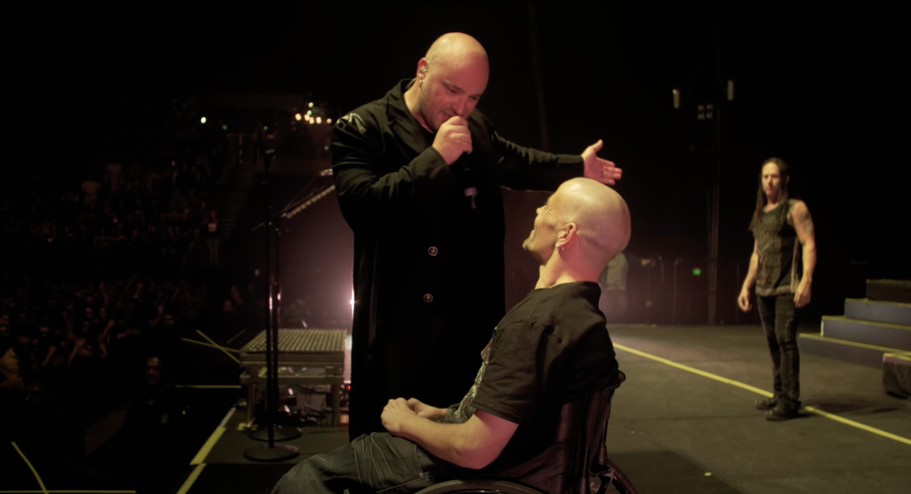 Watch the classic heartwarming moment David Draiman made one Disturbed ...