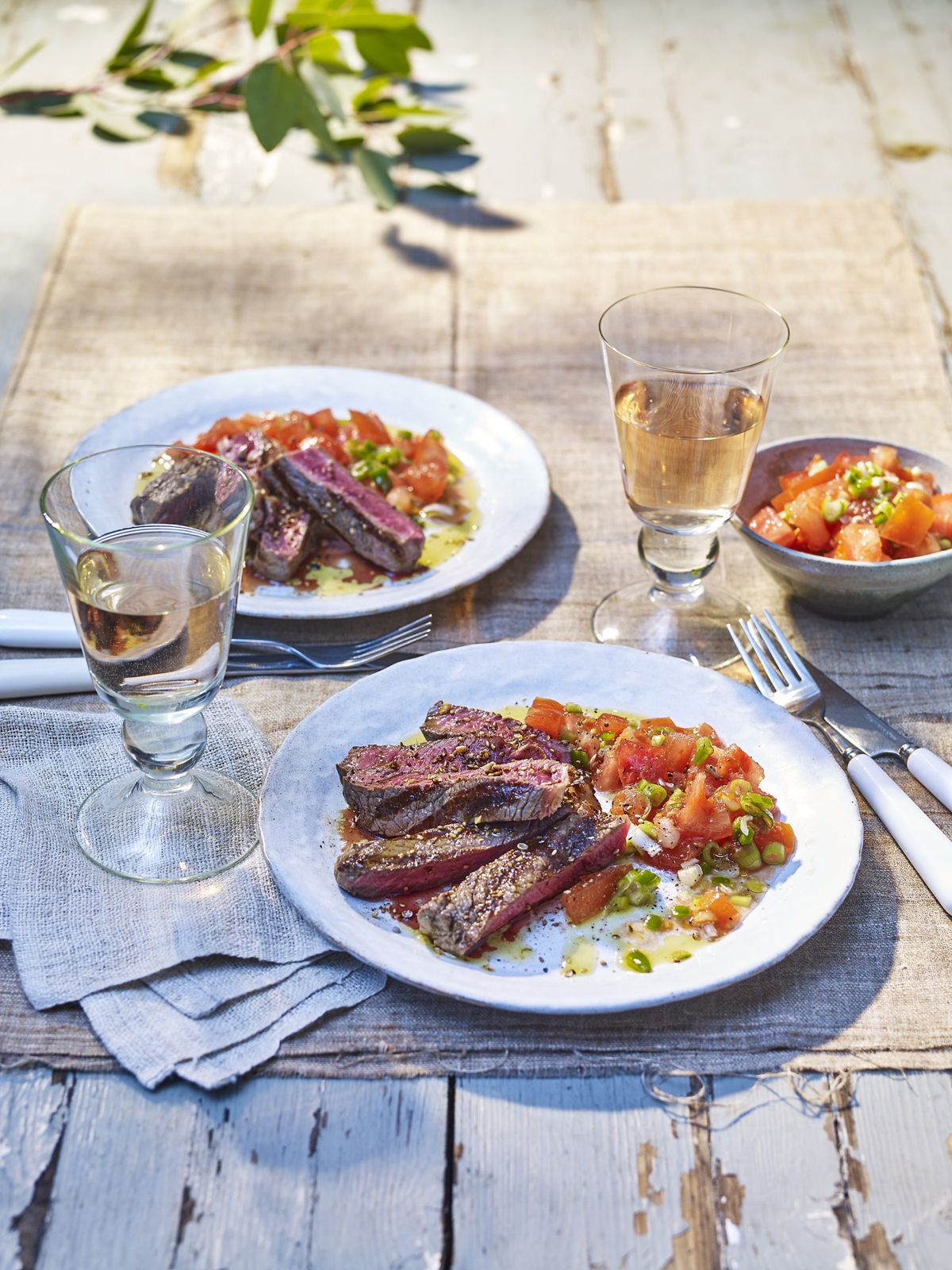 Sirloin Steak Salad with Dukkah and Salsa | Lunch Recipes | Woman & Home