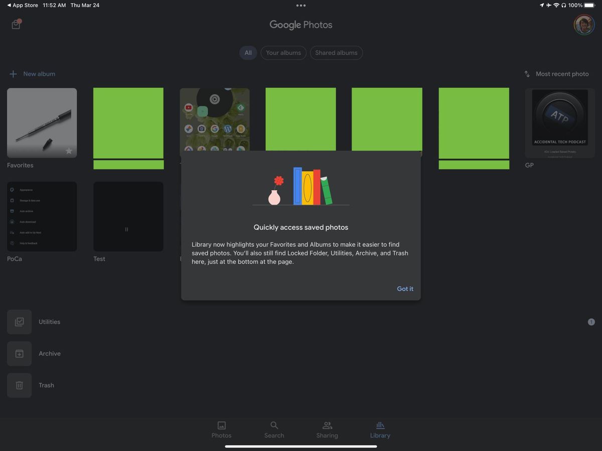 Google Photos gets a redesigned library with quick access in mind | iMore