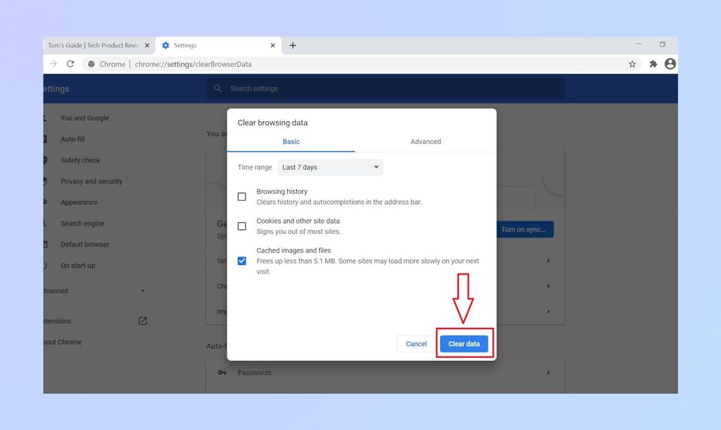 How to clear cache in Chrome | Tom's Guide