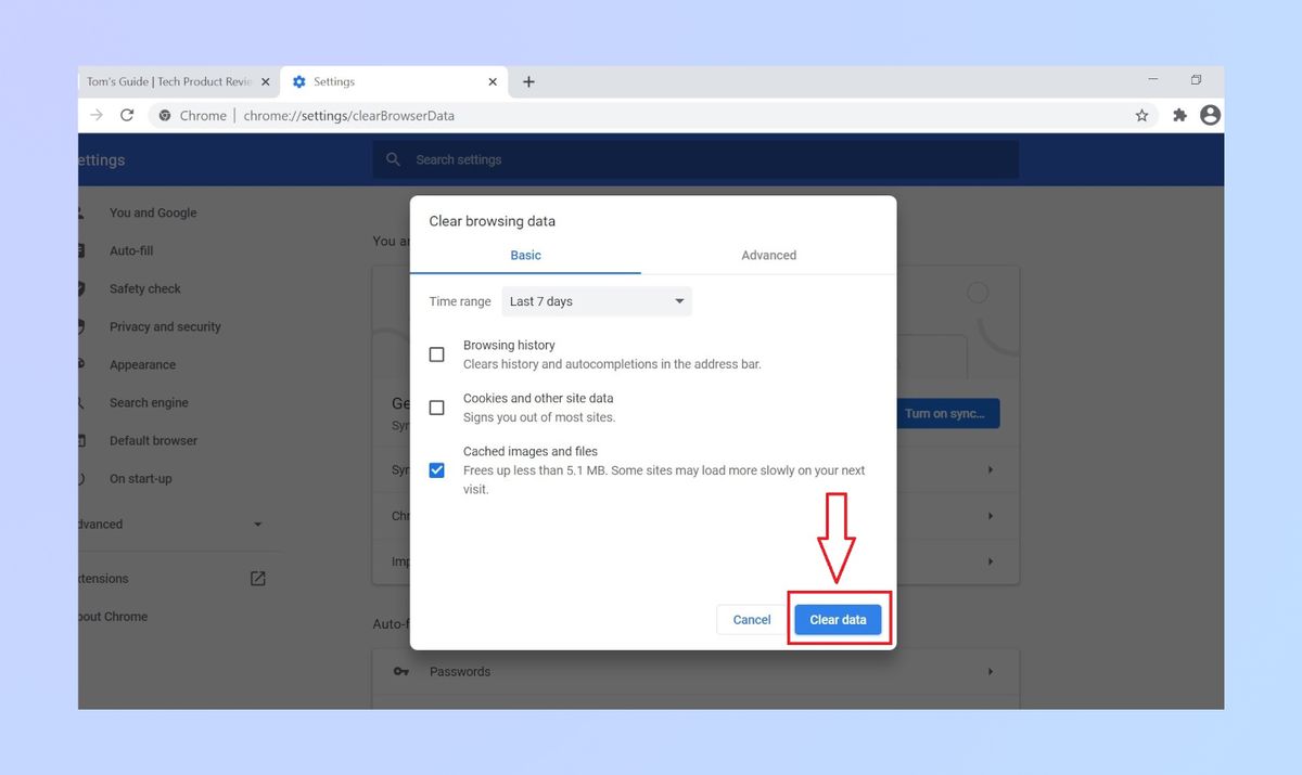 How to clear cache in Chrome | Tom's Guide