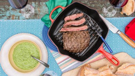 Andy Bates’ Steak Recipe with a Brazilian-Inspired Pesto | Coach