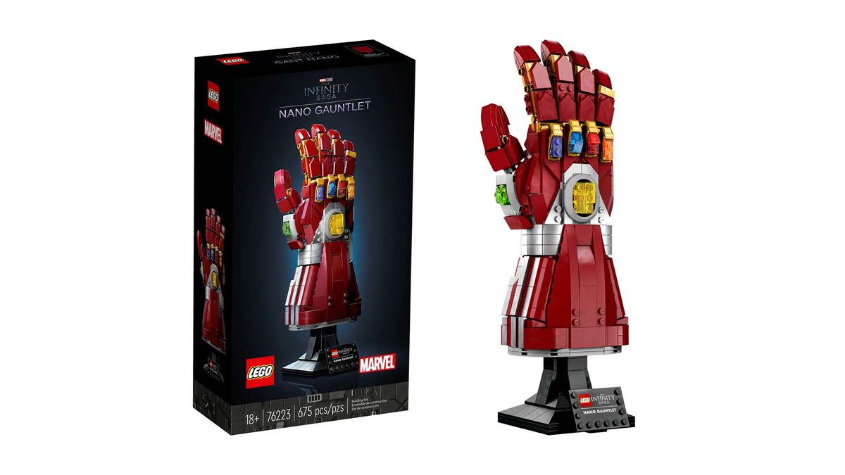 Snap up this Lego Marvel Nano Gauntlet building set, $21 off for Prime ...