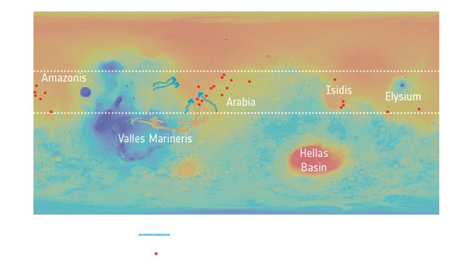 Miles Below 'Sea Level' on Mars, Valleys Reveal Signs of Ancient ...