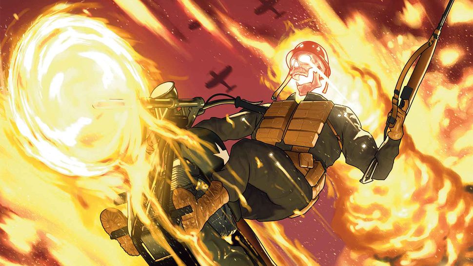 The Ghost Rider of WWII teams up with Wolverine, Nick Fury, Bucky ...