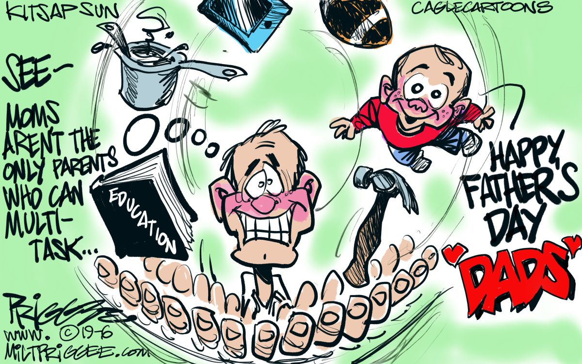 Editorial Cartoon U.S. Father's Day Parenting Paternal Bonding | The Week
