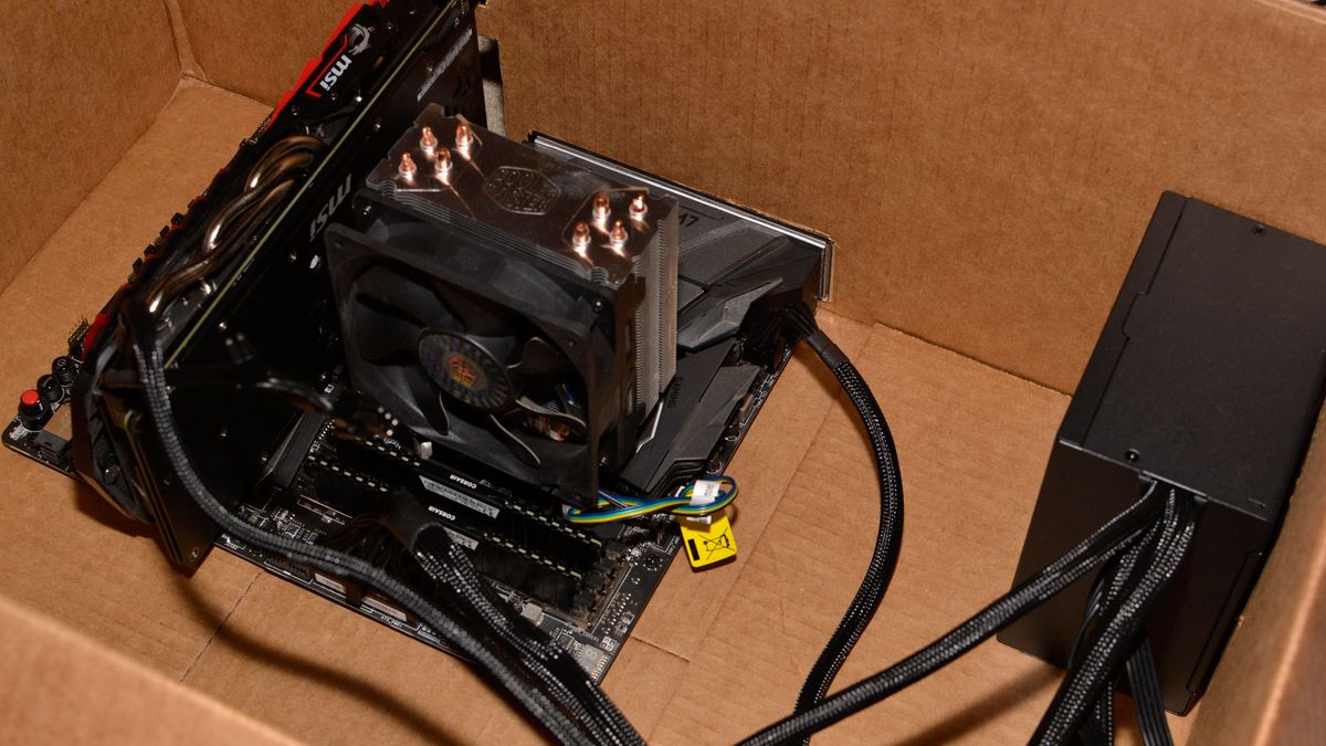 Forget Nintendo Labo, we built a PC using a cardboard box | PC Gamer