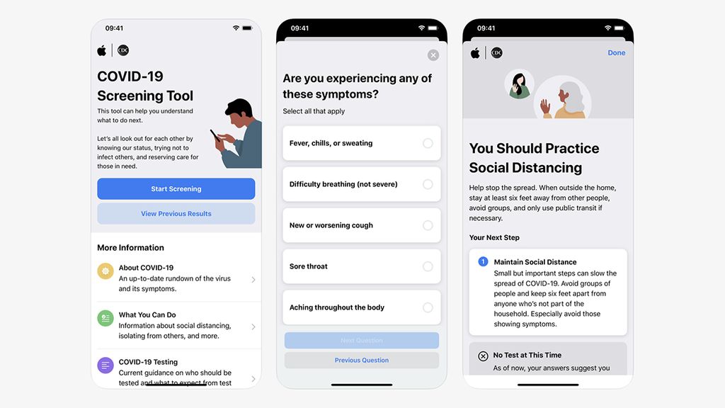 Apple launches Covid-19 screening tool so you can see if you need ...