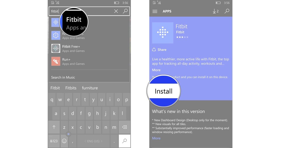 How to set up and start using your Fitbit with Windows 10 Mobile ...