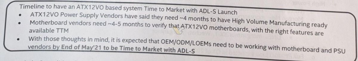Report: Intel Pushing ATX12VO Power Connector for 12th Gen Alder Lake ...