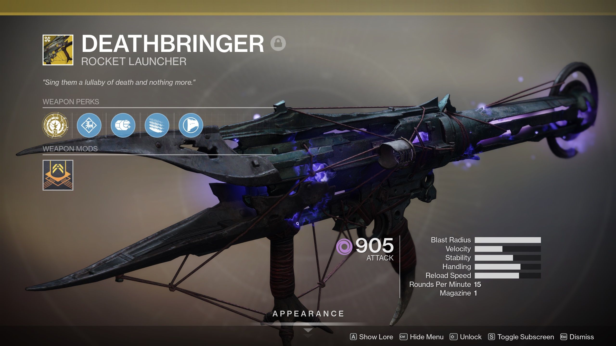 Deathbringer Destiny 2: How to get Deathbringer the Exotic rocket ...