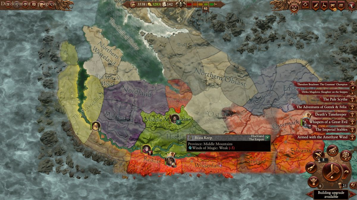 Where to find the 'keep surrounded by mountains' in Total War ...