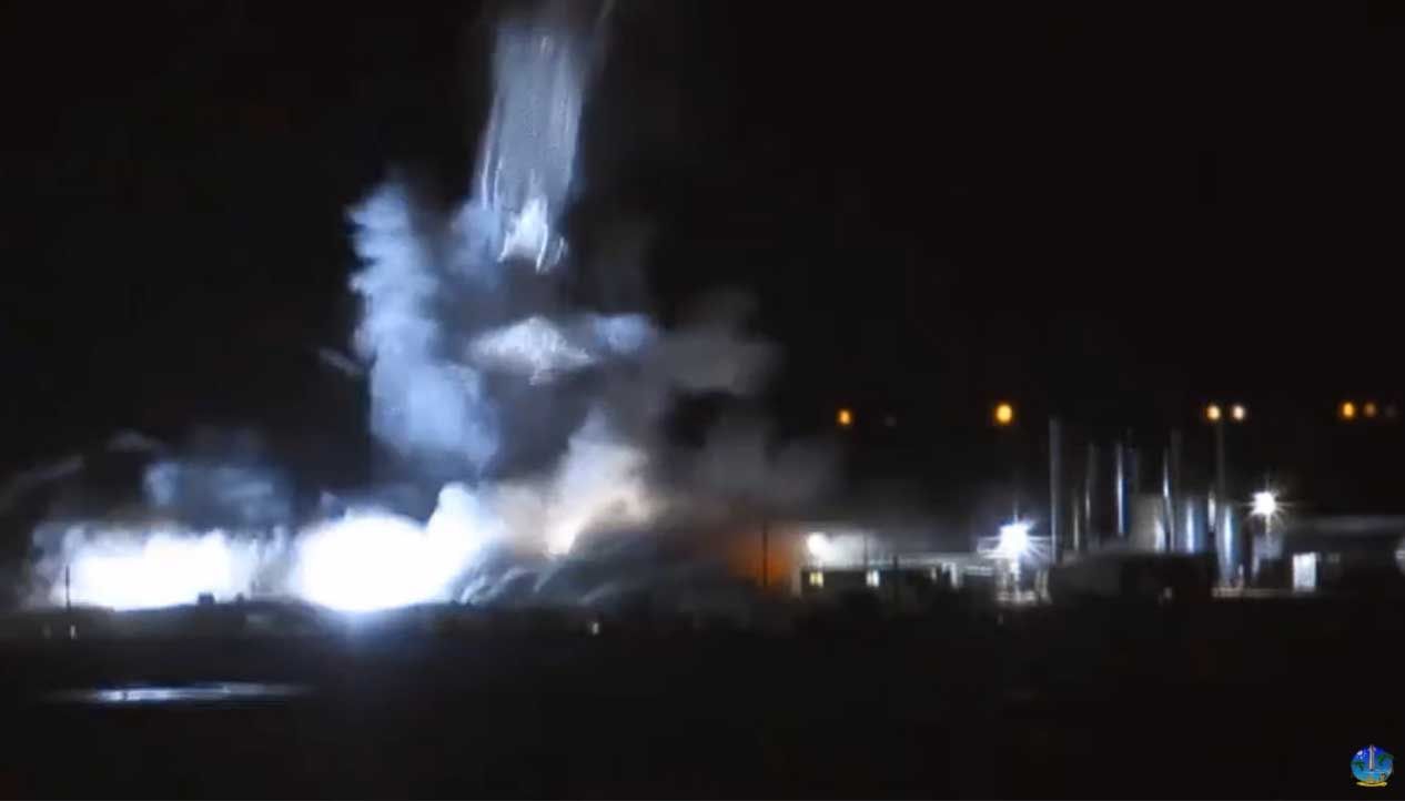 SpaceX's Starship SN1 prototype appears to burst during pressure test ...